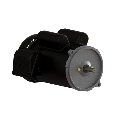 Weg Electric .5018ES1RAD56NZ, 1/2 Hp, 1800 Rpm, B56B FR, 115/230 Vac ...